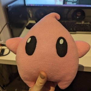 Luma Plushie, Pink Soft Star, 8 in and 5.5 In, Handmade Stuffed Animal ...