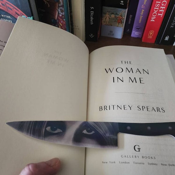 Britney Spears Memoir Knife Dance Bookmark - Etsy