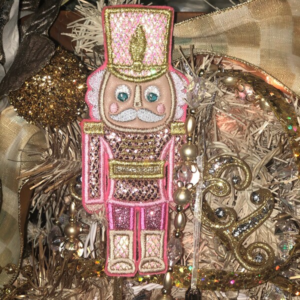 EXCLUSIVE Nutcracker Digital Machine Embroidery Applique Design 6 Sizes, Nutcracker Applique ...