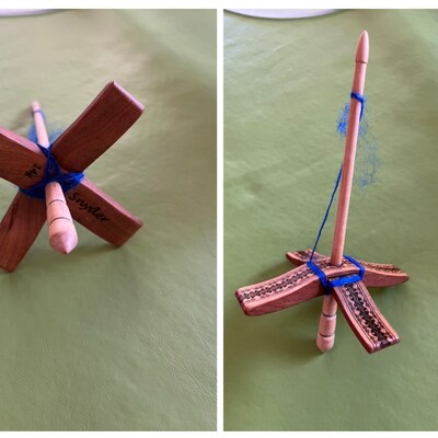 5/8 Maple Mini Glider Turkish Drop Spindle - Etsy