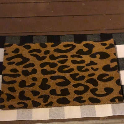 Leopard Doormat, Leopard Door Mat, Animal Doormat, Animal Door Mat ...