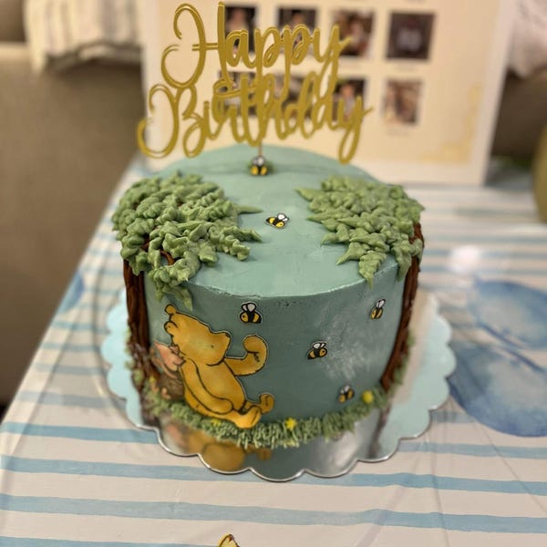 Classic Pooh and Piglet With Bees Edible Images - Etsy
