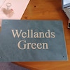 Smoky Green Slate Square House Number 15cm X 15cm - Etsy UK
