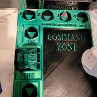 D100 Life Spinner for Magic and Commander Trays Custom Made 3D Printed ...