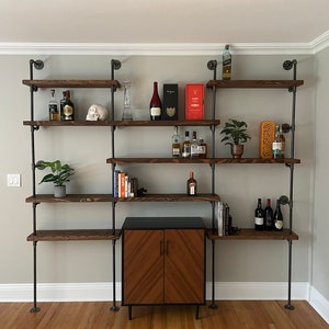 Ceiling-mounted French Bistro Shelves for Bar or Kitchen - Etsy