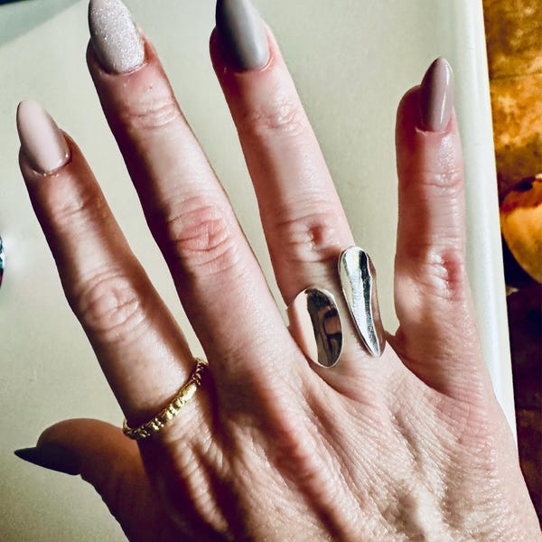 Double Knuckle Ring, Knuckle Rings, Open Mid Rings, Above Knuckle Ring ...