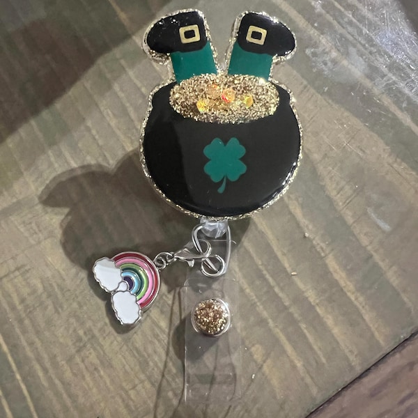 Rainbow Fish Badge Reel | Cute Fish Badge Reel | Cute Badge Holder ...