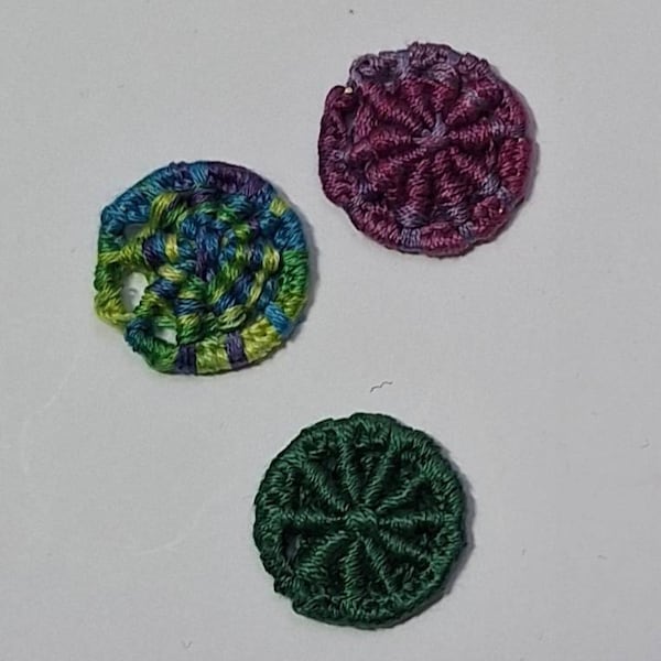 White Lingerie Ring Ideal for Making Dorset Buttons. 12mm, 15mm, 18mm ...