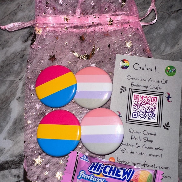 Acespec & Arospec Pride Flags 1.25 Inch Accessories - Pins, Magnets ...
