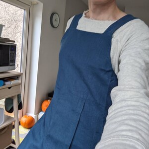 Easy to Sew/ Half Apron Sewing Pattern/ Pinafore Tutorial PDF/ | Etsy