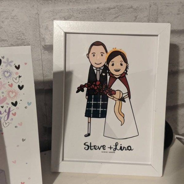 Custom Cartoon Portrait/ Personalised Family Illustration/ Digital ...