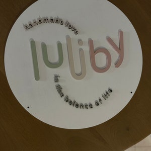 Custom Round Sign, Circle Logo Sign, Custom Logo Sign, Custom Wood Logo ...