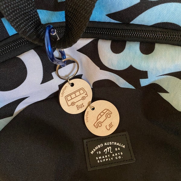 Key Ring Tag - After School Reminder - Personalised Laser Cut - OSHC ...