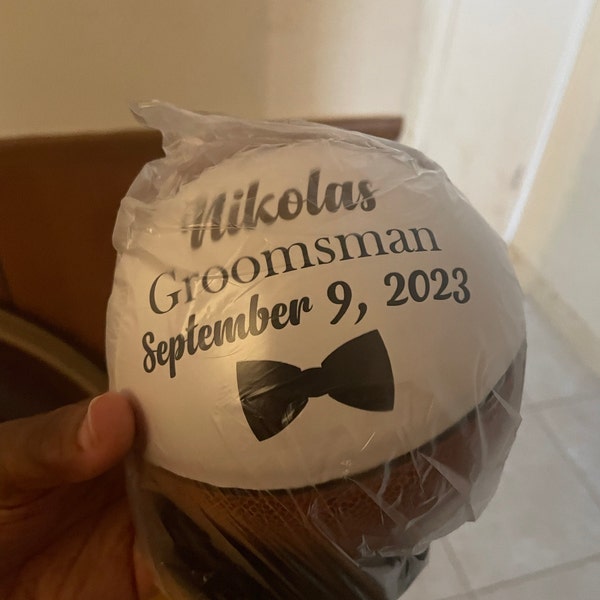 Custom Groomsmen Basketball Proposal Gift for Wedding Party ...
