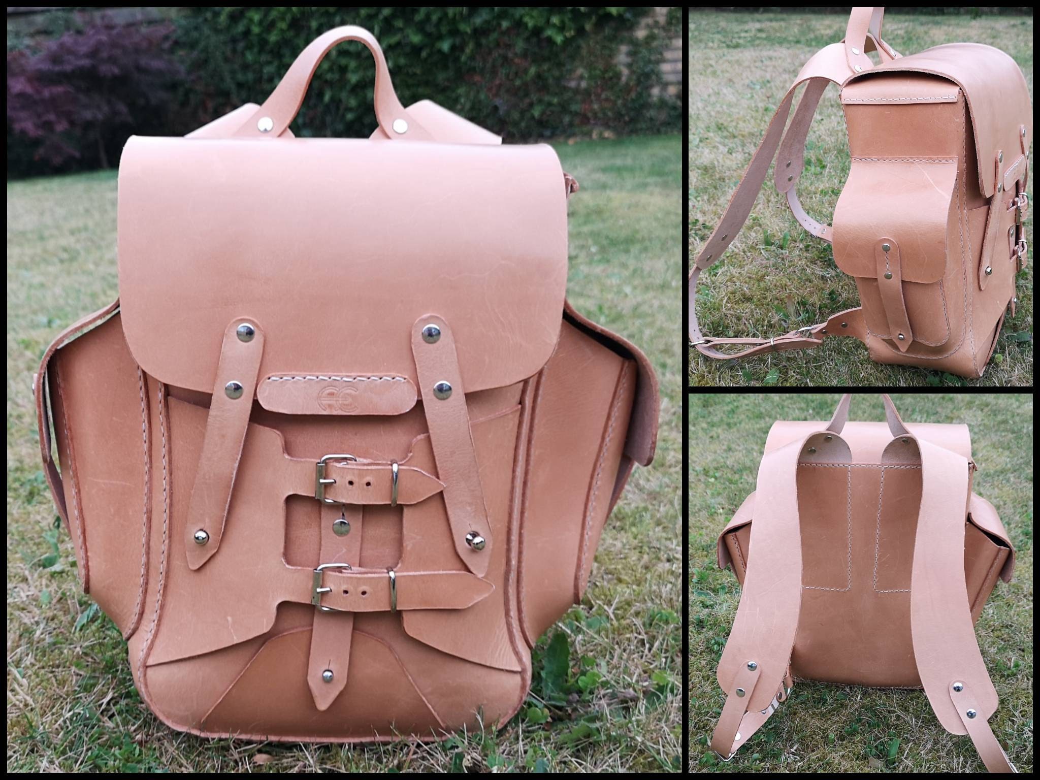 Backpack Pattern - Leather DIY - Pdf Download - Video Tutorial Backpack Pattern - Leather DIY - Pdf Download - Video Tutorial