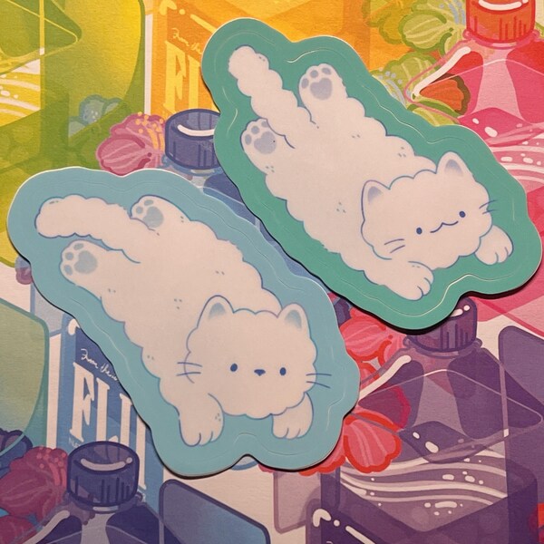 Character Collage Sticker Book - Hardcover Cute Artwork Sticker Album ...