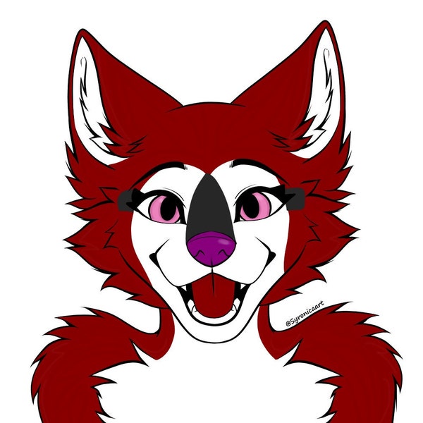 Furry Icon Base Canine Fursona Pfp Base (.PSD File) - Etsy