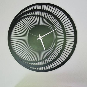 Abstract Wall Clock, Unique Wall Clock for Room, Large Clocks for Wall ...