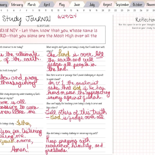 Bible Study Journal Devotional Journal Bible Study Guide Scripture ...