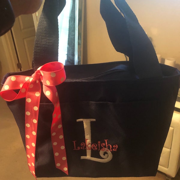 Monogram Lunchbox, Monogram Lunch Bag, Personalized Cooler Tote, Custom ...