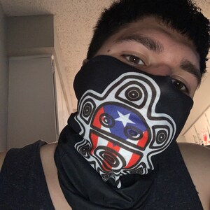 Set De 2 Botones De Puerto Rico, La Bandera Boricua Blanca Y Negra Y La ...