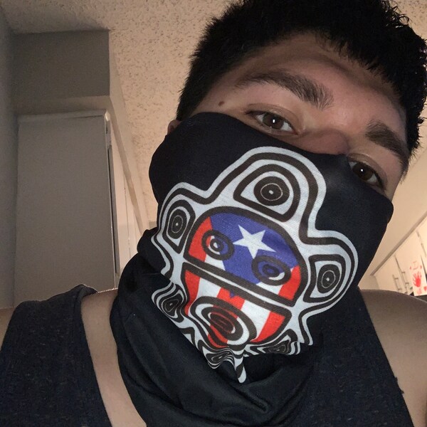 Set De 2 Botones De Puerto Rico, La Bandera Boricua Blanca Y Negra Y La ...