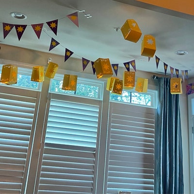 Tangled Flag Banner Custom Cut Customizable Sizes and Colors - Etsy