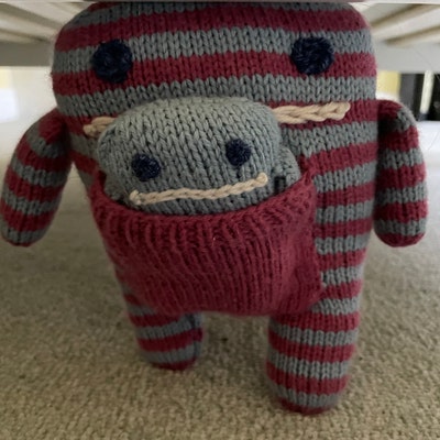 Napoleon the Nervous Narwhal Knitting Pattern Pdf INSTANT DOWNLOAD - Etsy