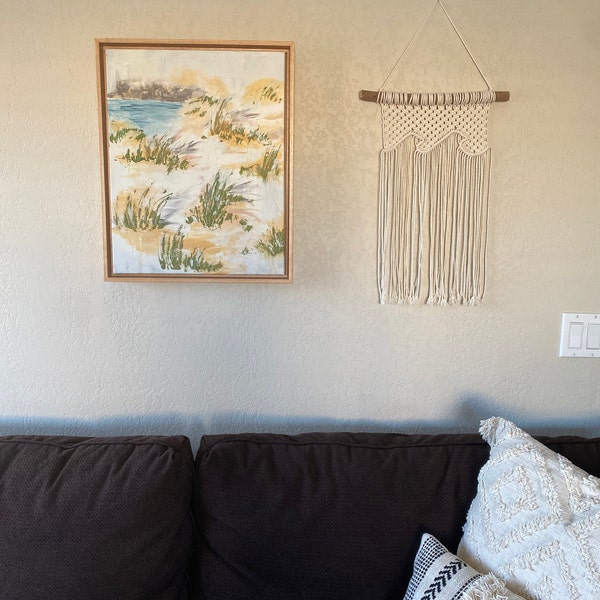 Handmade Wave Macrame Wall Hanging: Beachy Surf Decor - Etsy