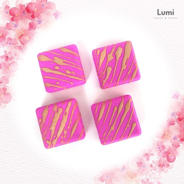 Rounded Edge Square Mold Press 1.5" 2.25" 2.5" 3" 3.5" Three Piece ...