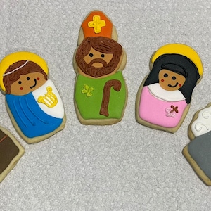 Mary and Baby Jesus Cookie Cutter, Catholic Sugar Cookie, Liturgical ...