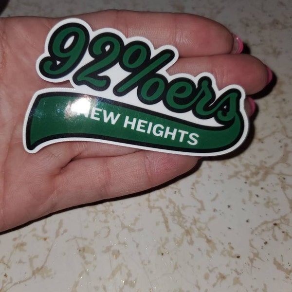 New Heights Podcast 3" Vinyl Sticker - Travis & Jason Kelce, Ideal Gift ...