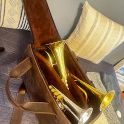 Trumpet Gig Bag by MG Leather Work, Trumpet Bag, Trumpet Case ...