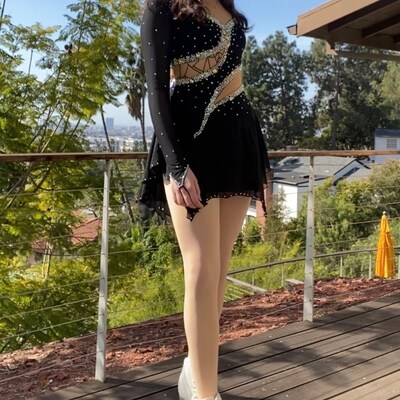 Ice Dance Dresses Custom Girls Beaded Custom Women Competition Ice ...