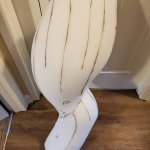 Hollow Foam Digitigrade Leg Pattern - Etsy Ireland