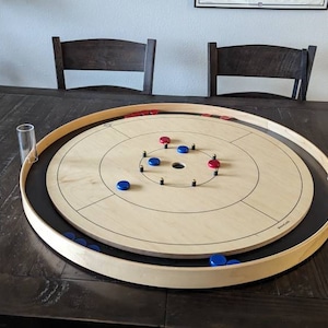 Crokinole Billiards, 'eight Disc Crokinole' - Etsy