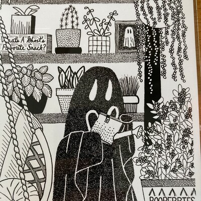 Queer Magic Sticker Ghosts Sheet Ghost Witchy Ghost Halloween Art ...