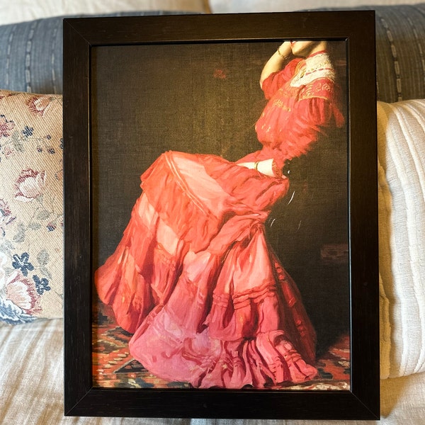 ART PRINT | Goose and Gosling Oil Painting | White Goose Wall Art Decor ...