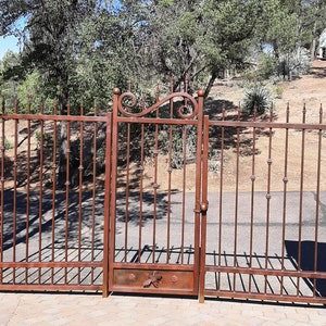 Rusty Metal T-rex Dinosaur Fence Post Topper Garden | Etsy