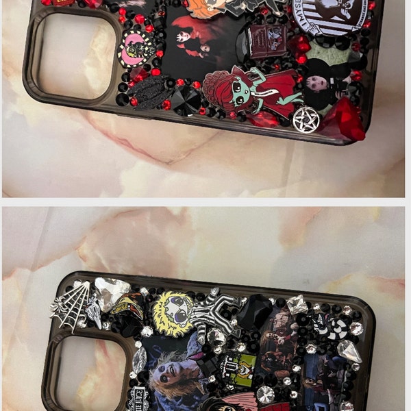 Ultimate Bling Leopard Make up Handmade MOST PHONES Case Cell Cover ...