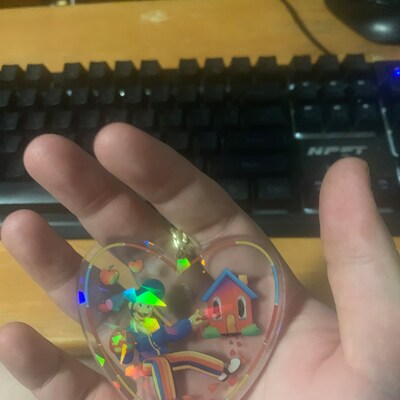 Wally Darling welcome Home Two-sided Holographic Charm - Etsy