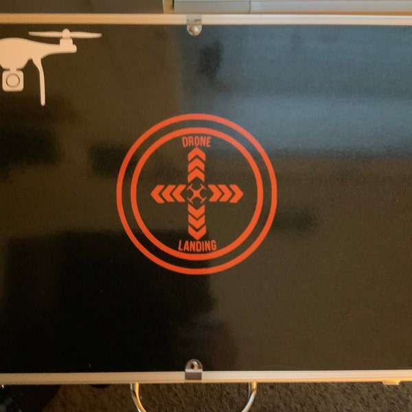 Drone With Camera - Quad Drone Decal - Di Cut Decal - Home/laptop ...
