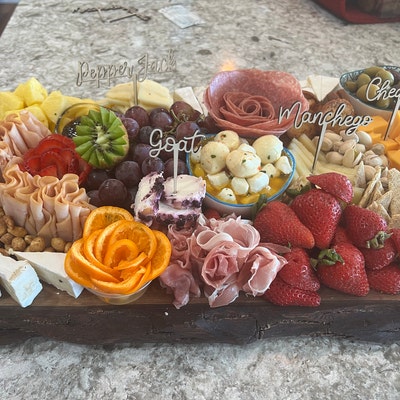 Cheese Markers Set, Grazing Table Prop, Charcuterie Board Accessories ...