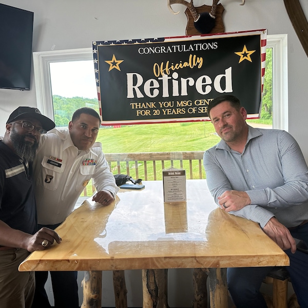Military Retirement Banner: Customizable Veteran Party Decor ...