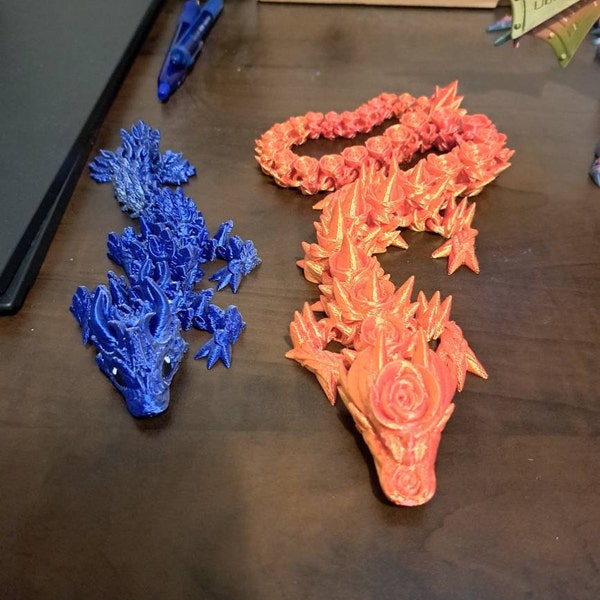 Detailed Baby Dragons Articulated Dragon W/ Colored Eyes 15 Dragons and ...