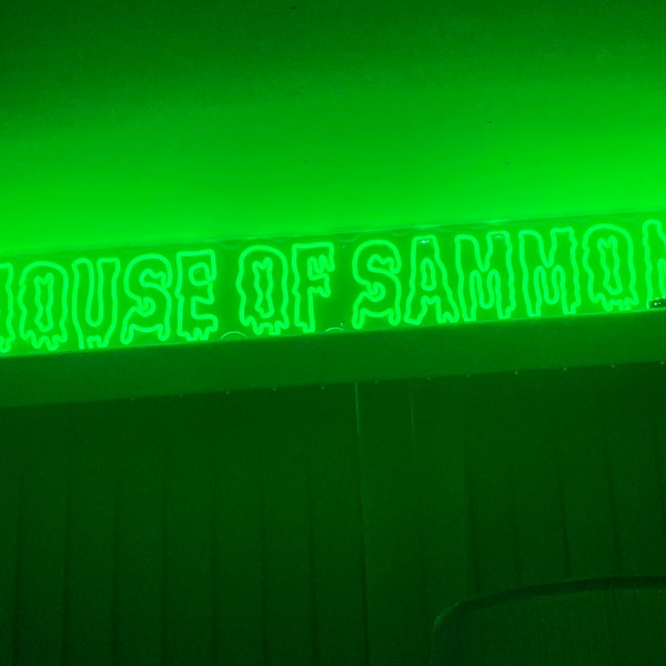 Custom Horror Neon Signs, Blood Decor, Name Neon Signs, Scream Movie ...