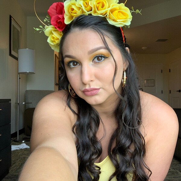 Bookworm Belle Mickey Ears | Flower Crown Ears | Beauty and the Beast ...
