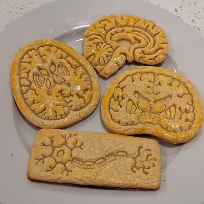Anatomical Brain Cookie Cutter Heart Cookies Cutters Biscuit Cutter ...
