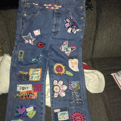 Custom Hippie Boho Denim Made TO Order Patchwork Jeans Made to Order ...