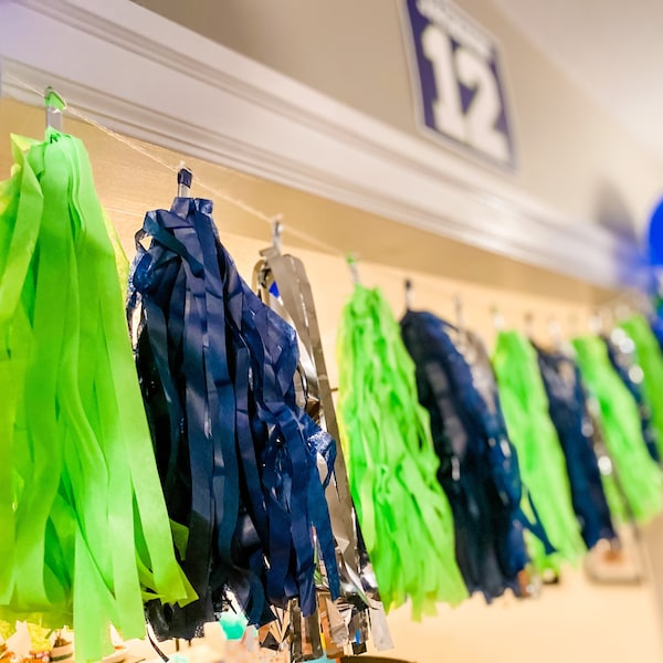 Seattle Seahawks Party Decoration - Football Garland- Tailgate ...